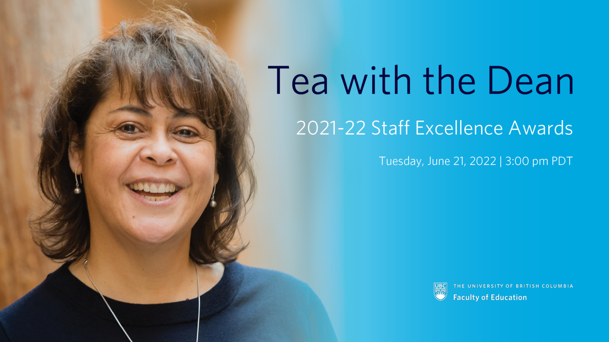 Tea With The Dean June 21 2022 Faculty Of Education